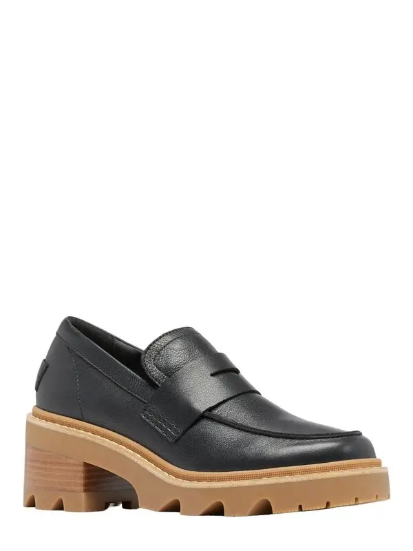 Sorel Joan Now City Loafer - Black/ Gum
