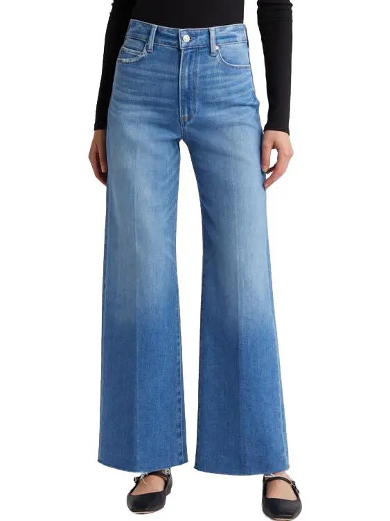Paige Anessa High-waist Wide-leg Jeans - Mesmerize