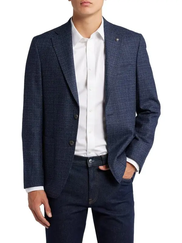 JACK VICTOR Morton Wool Sport Coat - Blue