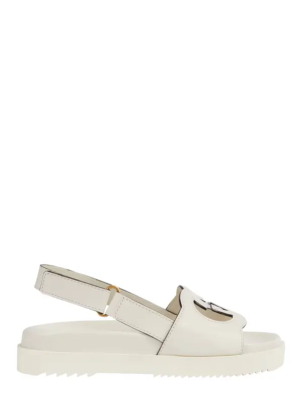 Gucci Interlocking G Sandal - White