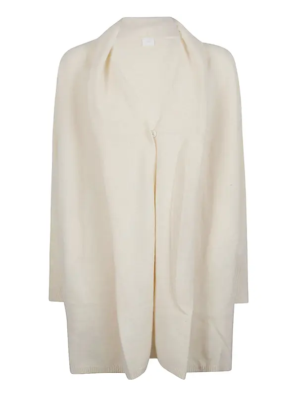 CT PLAGE V-neck Wool Cardigan - White