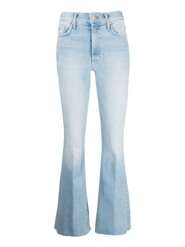 MOTHER The Weekender Fray Jeans - Clear Blue