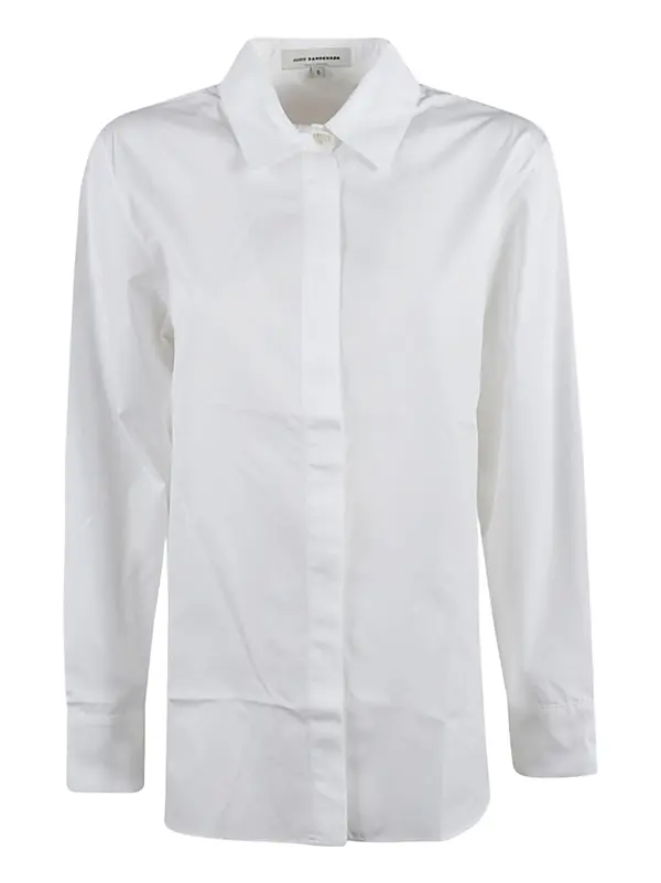JUDY SANDERSON Button-down Cotton Shirt - White