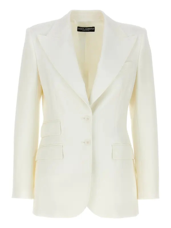 Dolce & Gabbana Turlington Single-breasted Blazer - White
