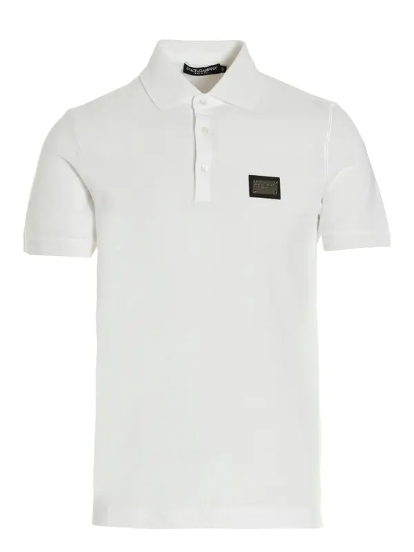 Dolce & Gabbana Polo 'dg Essential - White