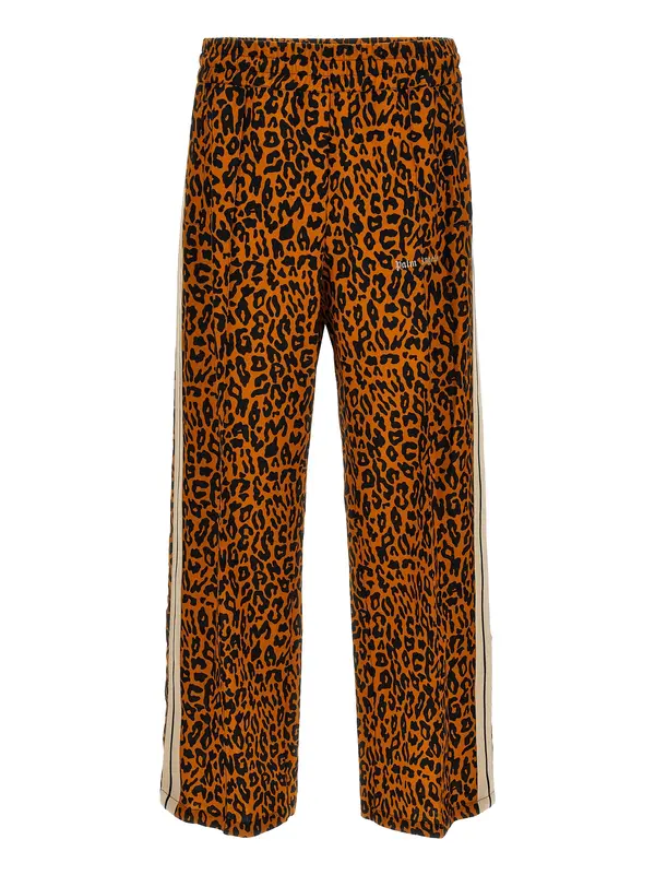 Palm Angels Cheetah Track' Joggers - Multicolor