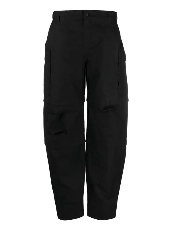 Wardrobe.NYC Cotton Cargo Trousers - Black