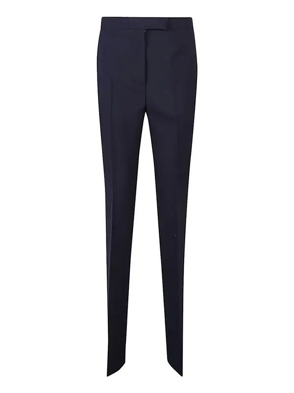 FERRAGAMO Wool Trousers - Blue