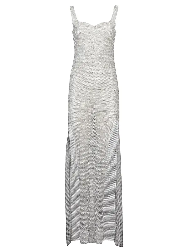 SANTA BRAND Sleeveless Maxi Dress - Silver