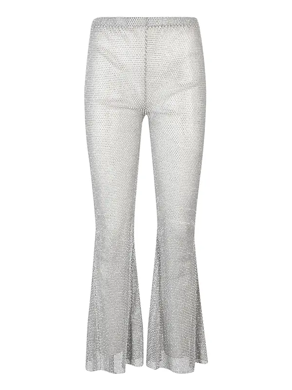SANTA BRAND Flare Leg Trousers - Silver