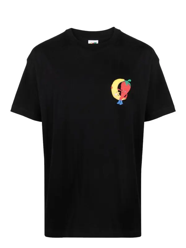 SKY HIGH FARM WORKWEAR Logo Cotton T Shirt - Black