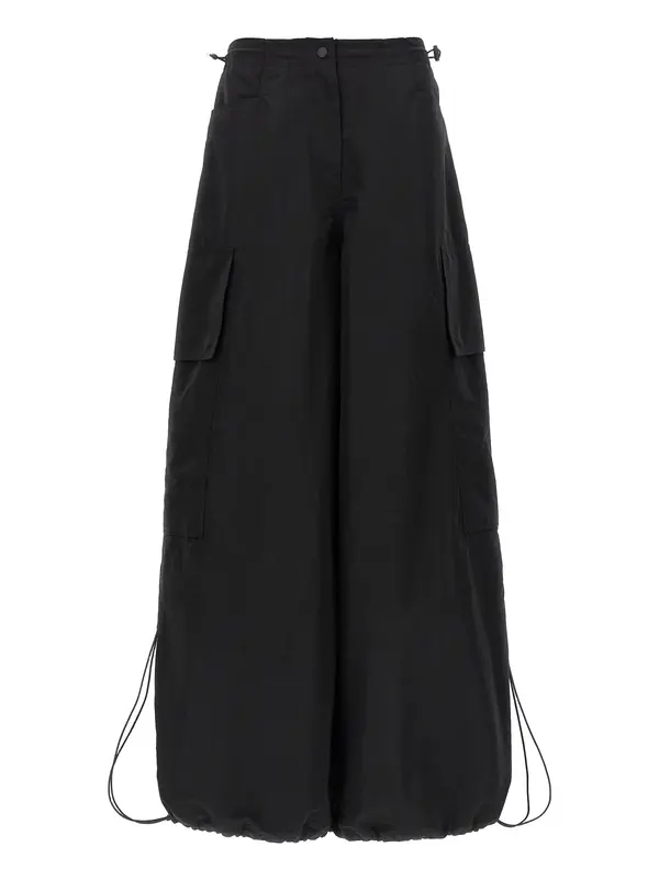 Palm Angels Parachute Pants - Black