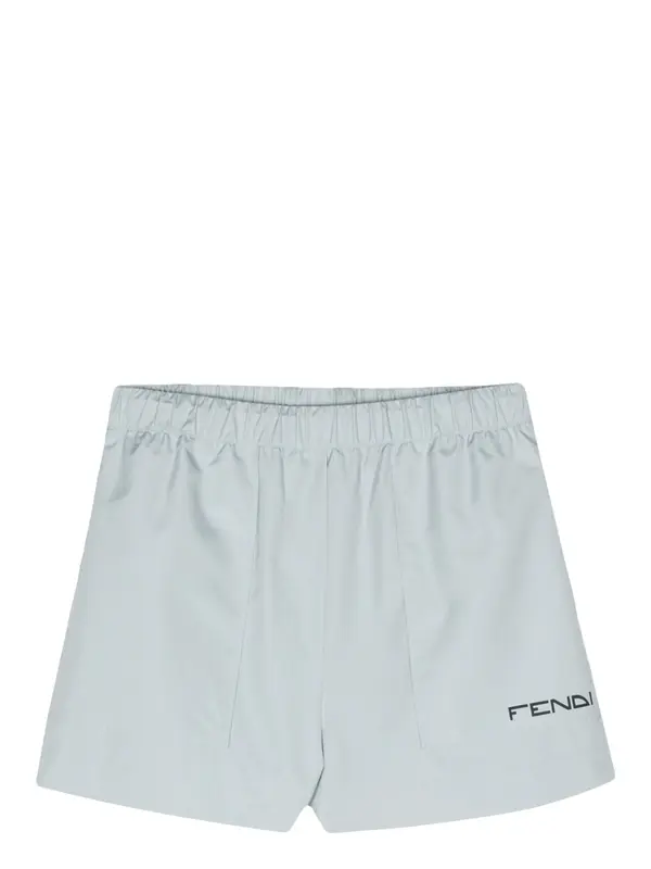 Fendi Nylon Shorts - Clear Blue