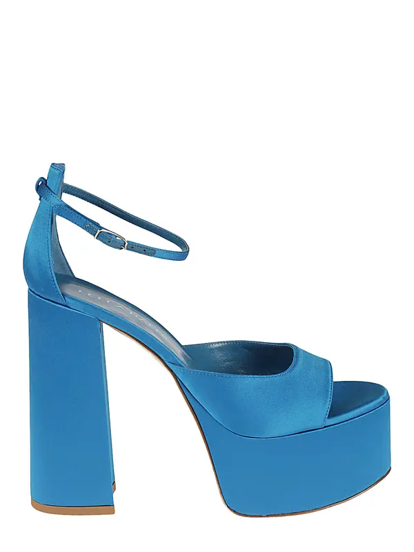 LELLA BALDI Heel Sandals - Blue