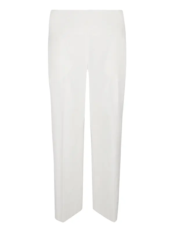 VIA MASINI 80 Straight-leg Trousers - White