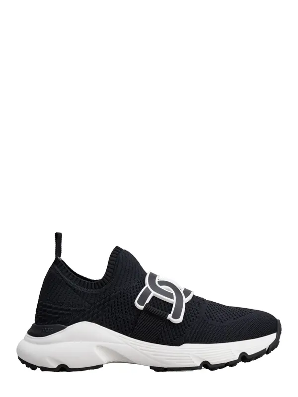 TOD'S Kate Knitted Sneakers - Black