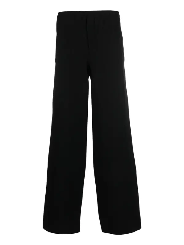 FERRAGAMO Wide Leg Trousers - Black