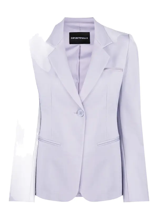 Emporio Armani Single-breasted Jacket - Purple