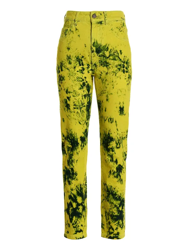 FERRARI Tie-dye Jeans - Yellow