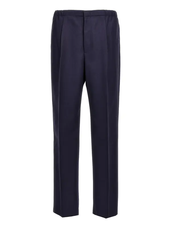 Fendi Wool Trousers - Blue