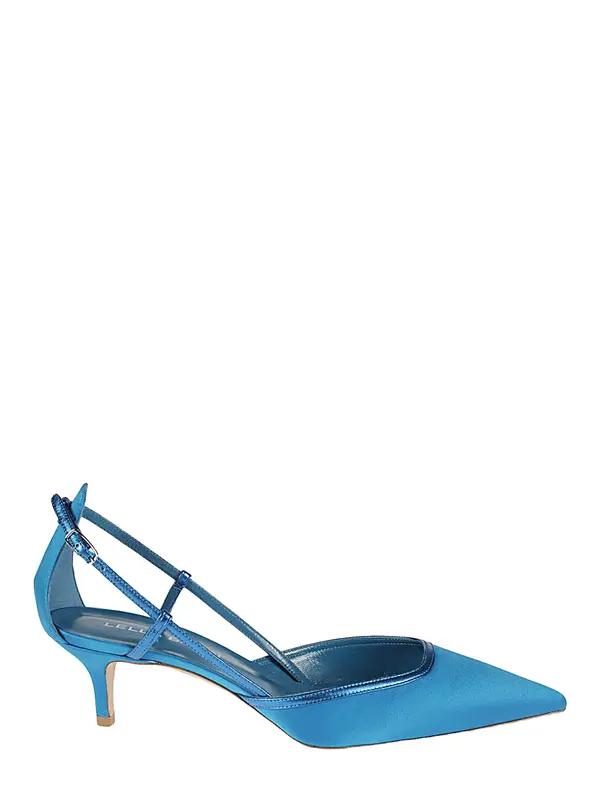 LELLA BALDI Leather Pumps - Blue