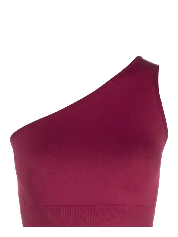 Rick Owens Knitted One-shoulder Bandeau Top - Fuchsia
