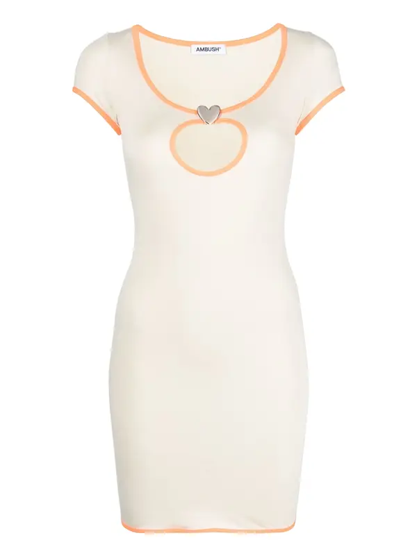 AMBUSH Cut-out Mini Dress - White