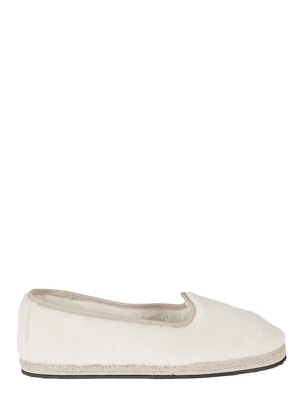 PIEDÀTERRE VENEZIA Friulana Slippers - White