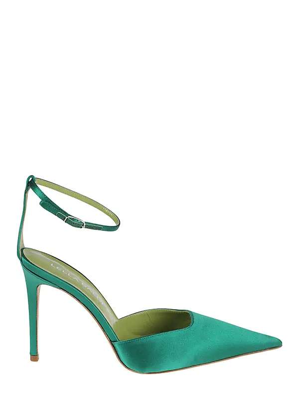 LELLA BALDI Satin Pumps - Green