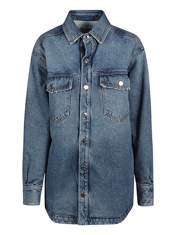 ARMARIUM Denim Shirt Jacket - Blue