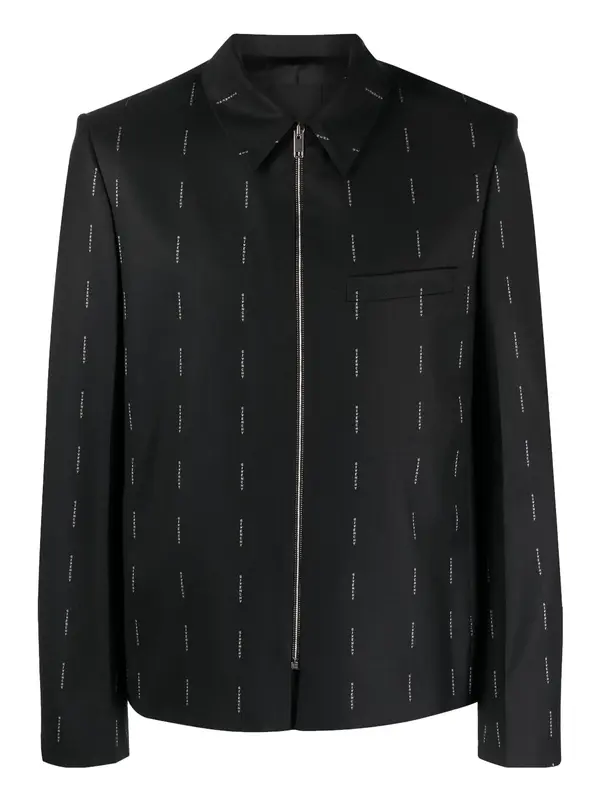 Givenchy Wool Zipped Jacket - Black