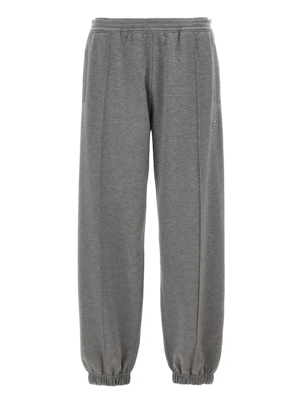 Givenchy Metallic Logo Joggers - Gray