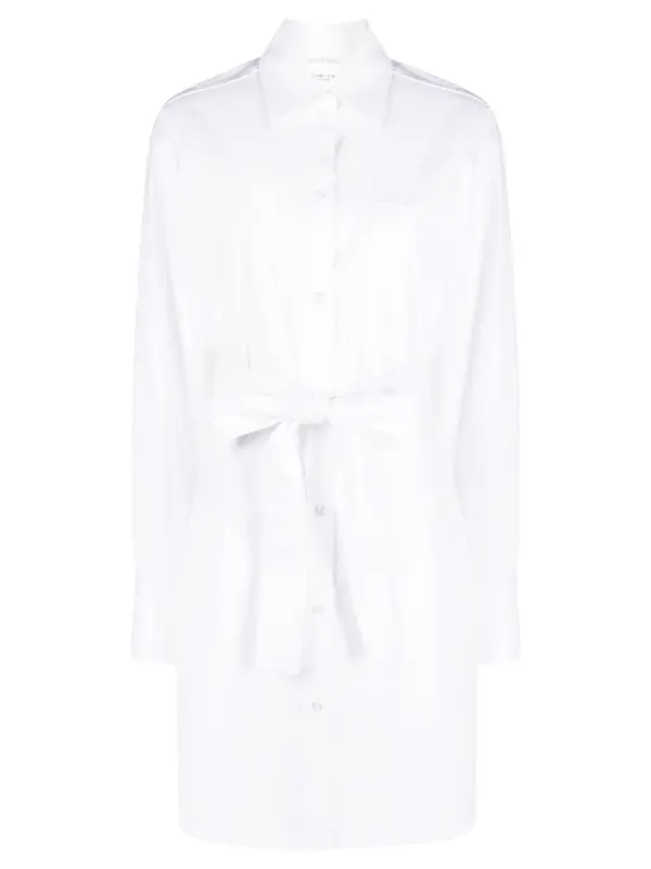 Sportmax Cotton Shirtdress - White