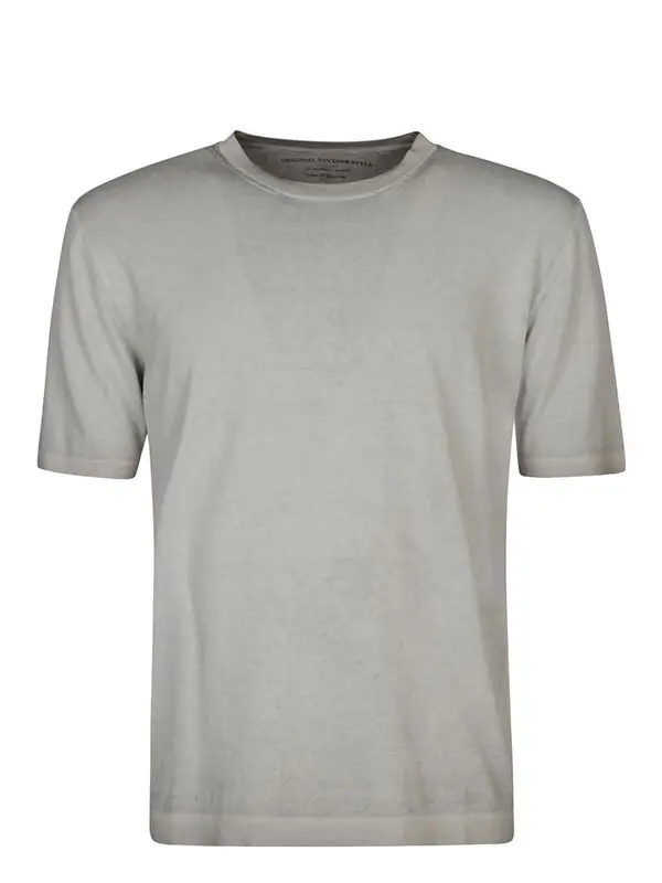ORIGINAL VINTAGE Cotton T Shirt - Grey
