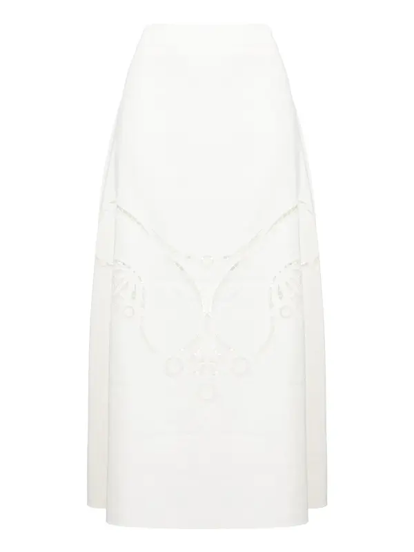 Chloé Midi Skirt - White