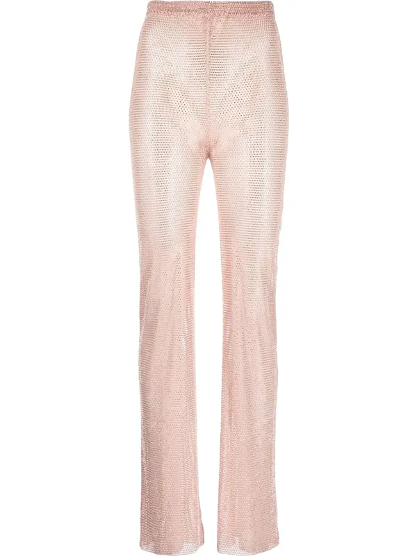 SANTA BRAND Santa Brands Rhinestone-embellished Trousers - Powder