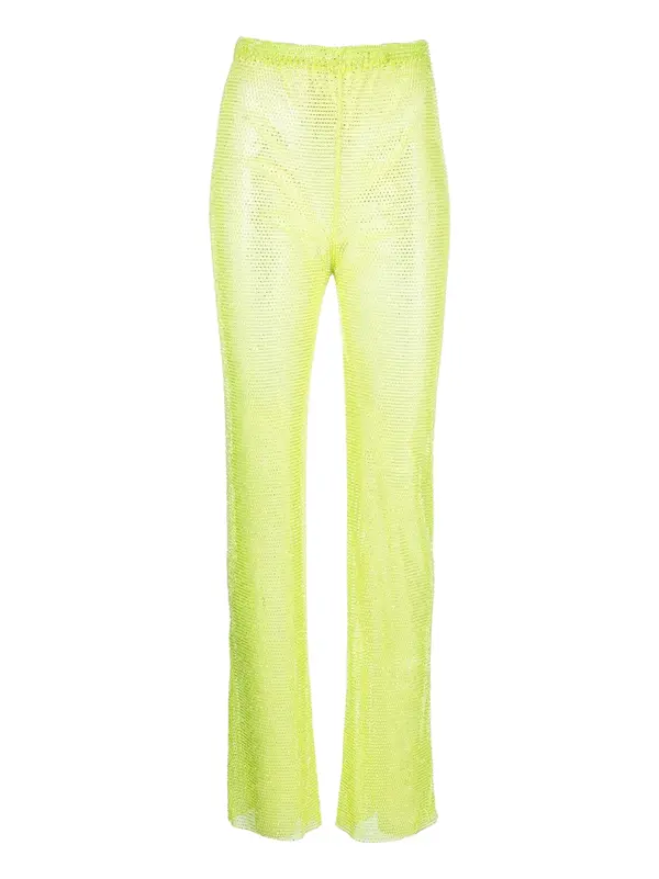 SANTA BRAND Santa Brands Rhinestone-embellished Trousers - Green