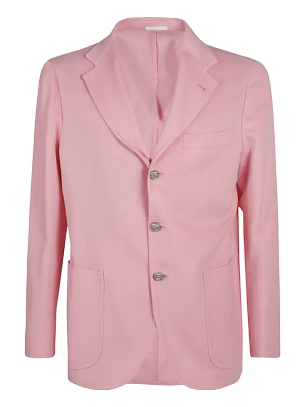 SARTORIO Single-breasted Wool Jacket - Pink