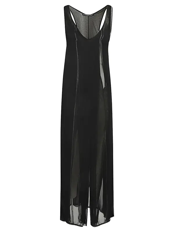 Y/project Long Tank Dress - Black