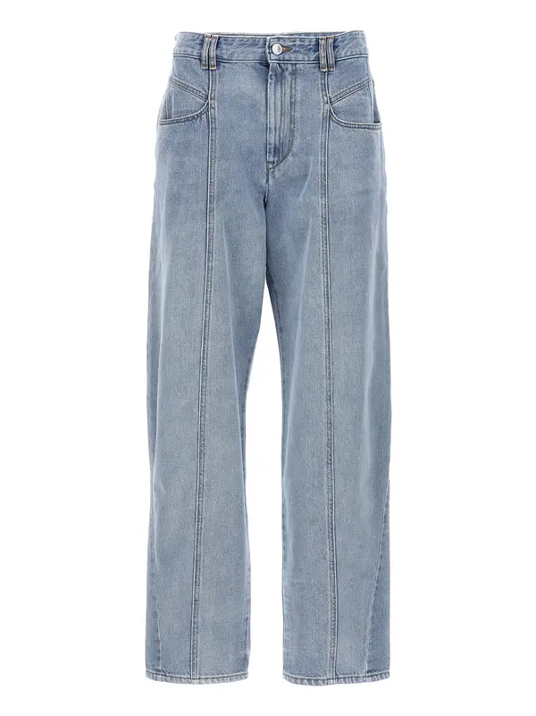 Isabel Marant Vetan' Denim Jeans - Light Blue
