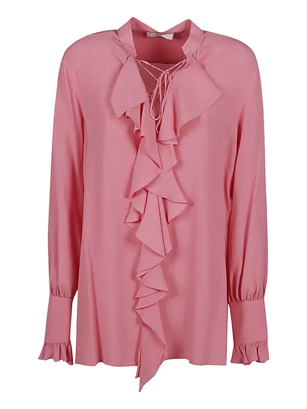 Seafarer Milly Ruched Shirt - Pink