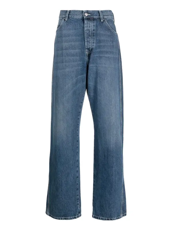 Alexander McQueen Workwear Wide-leg Jeans - Blue