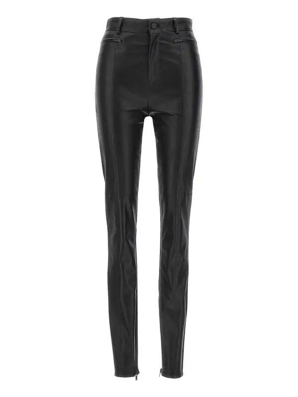 David Koma Napa Leather' Leggings - Black
