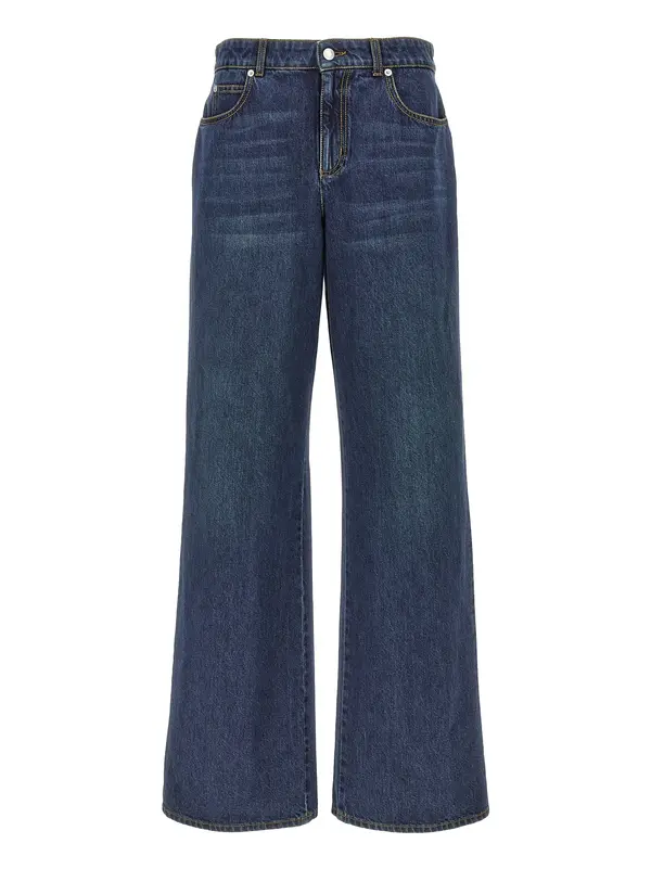 Alexander McQueen Denim Jeans - Blue