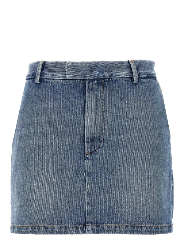 ARMARIUM Lula' Mini Denim Skirt - Blue