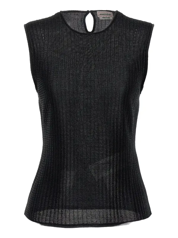 Alexander McQueen Armor Top - Black