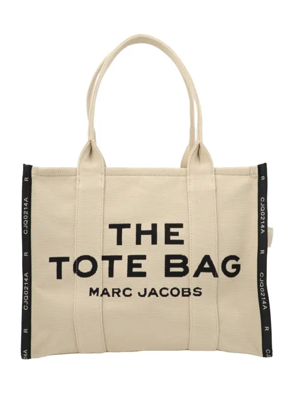 Marc Jacobs Traveler Tote Shopping Bag - Beige