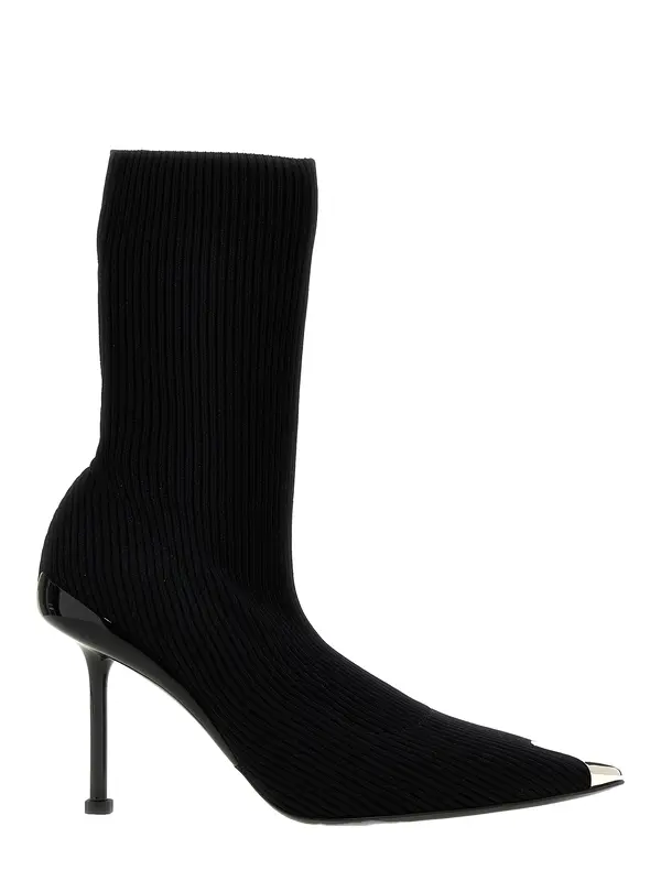 Alexander McQueen Slash' Ankle Boots - Black