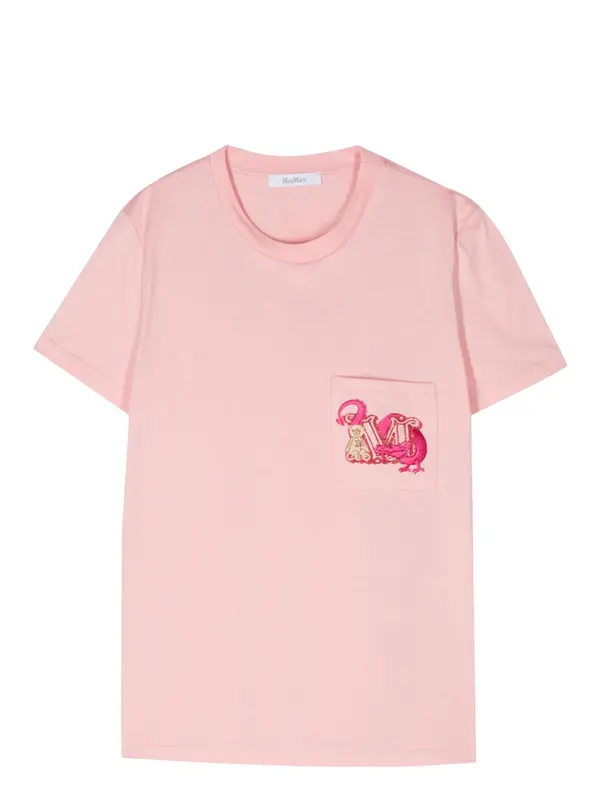 Max Mara Cotton T-shirt - Pink