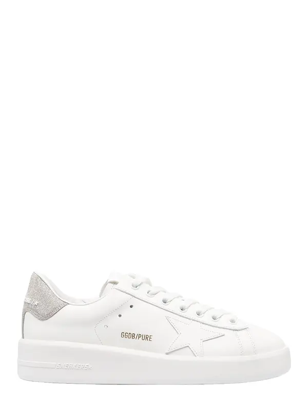 GOLDEN GOOSE Purestar Leather Sneakers - White